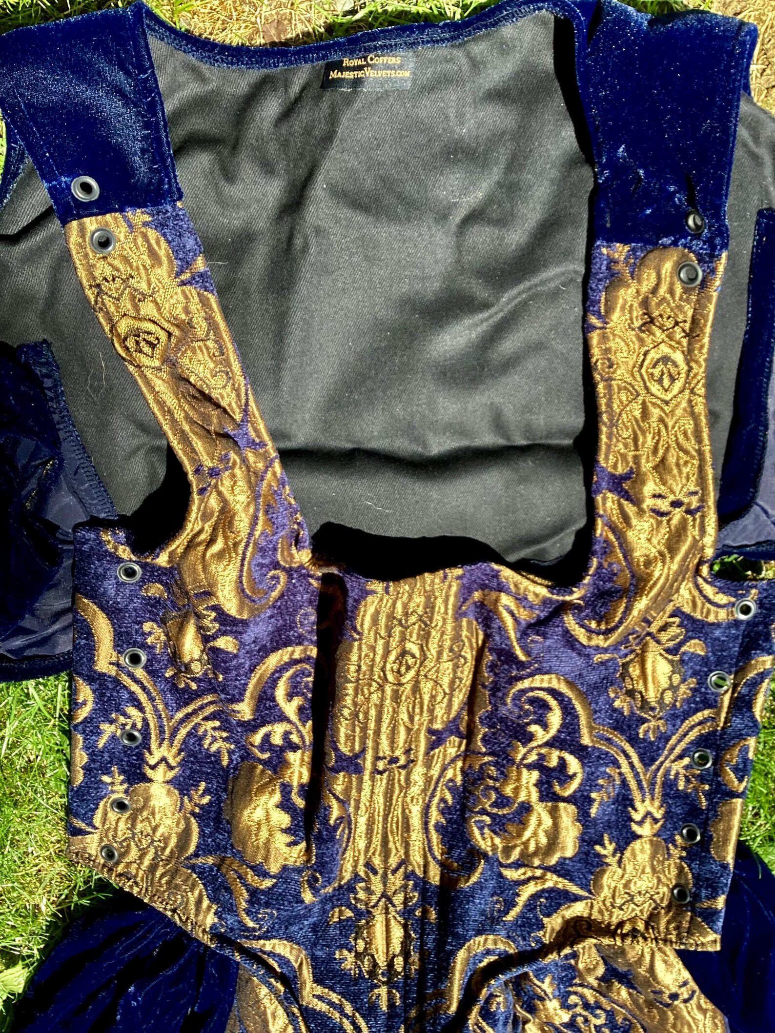 Renaissance Medieval Tudor Velour Gown Costume - Etsy