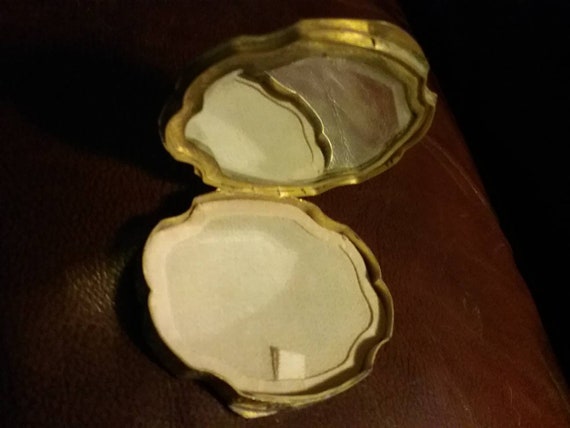 Italian Enamel Compact Box - Gem