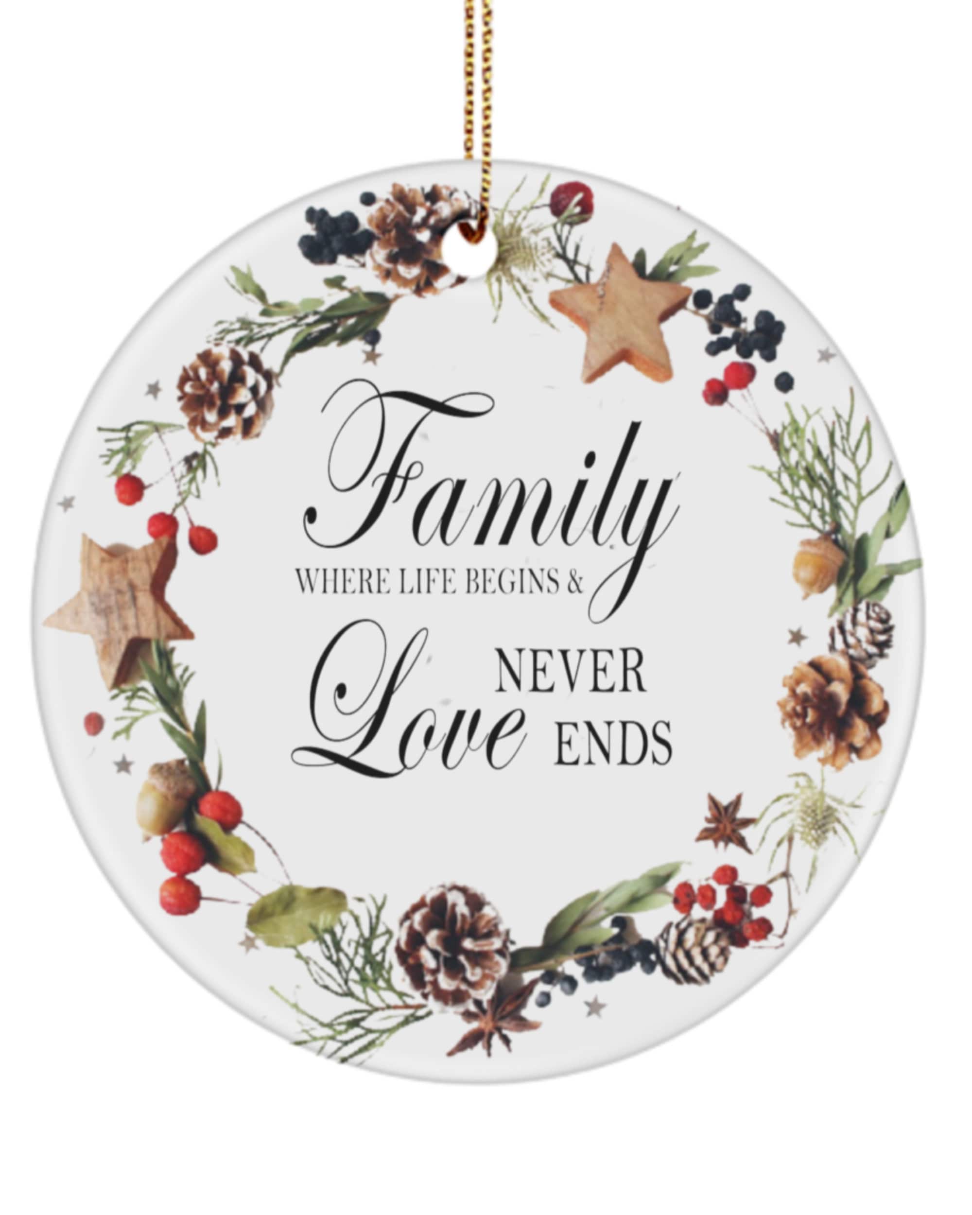 Christian Personalized Christmas Tree Ornament - Etsy