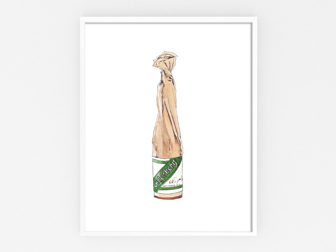 Underberg Herbal Bitters Cocktail Print - Framed - Etsy