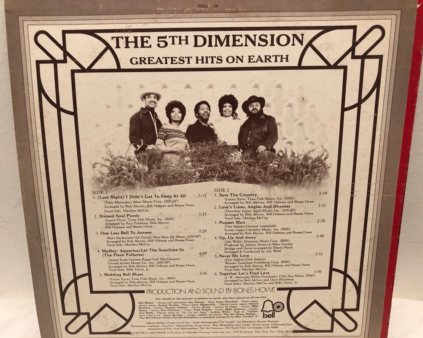 The 5th Dimension Greatest Hits on Earth - Etsy