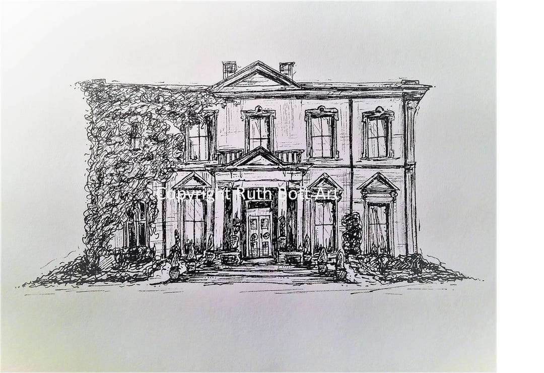 Custom Wedding Venue Drawing - Etsy