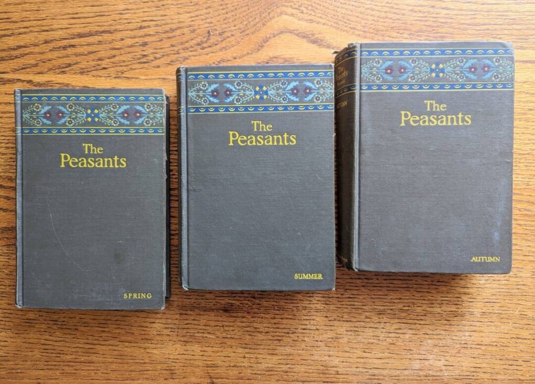 Vintage Book the Peasants 1925 Ladislas Reymont Spring Summer Autumn ...