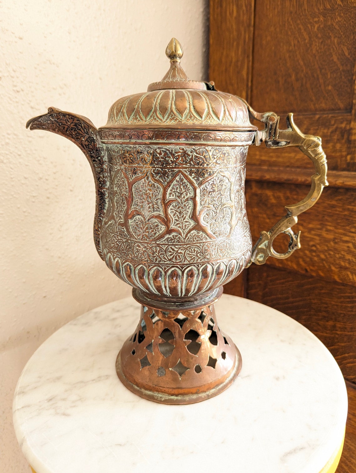 19th Century Kashmiri Copper Samovar Kettle 12in X 10in Antique - Etsy