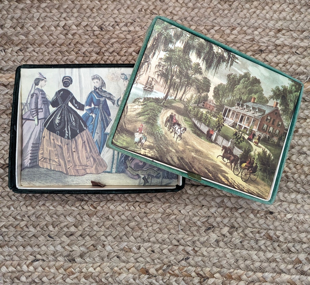 Vintage Hanes Keepsake Lingerie Boxes 10”x8”x2” 1950's Green Velvet - Etsy