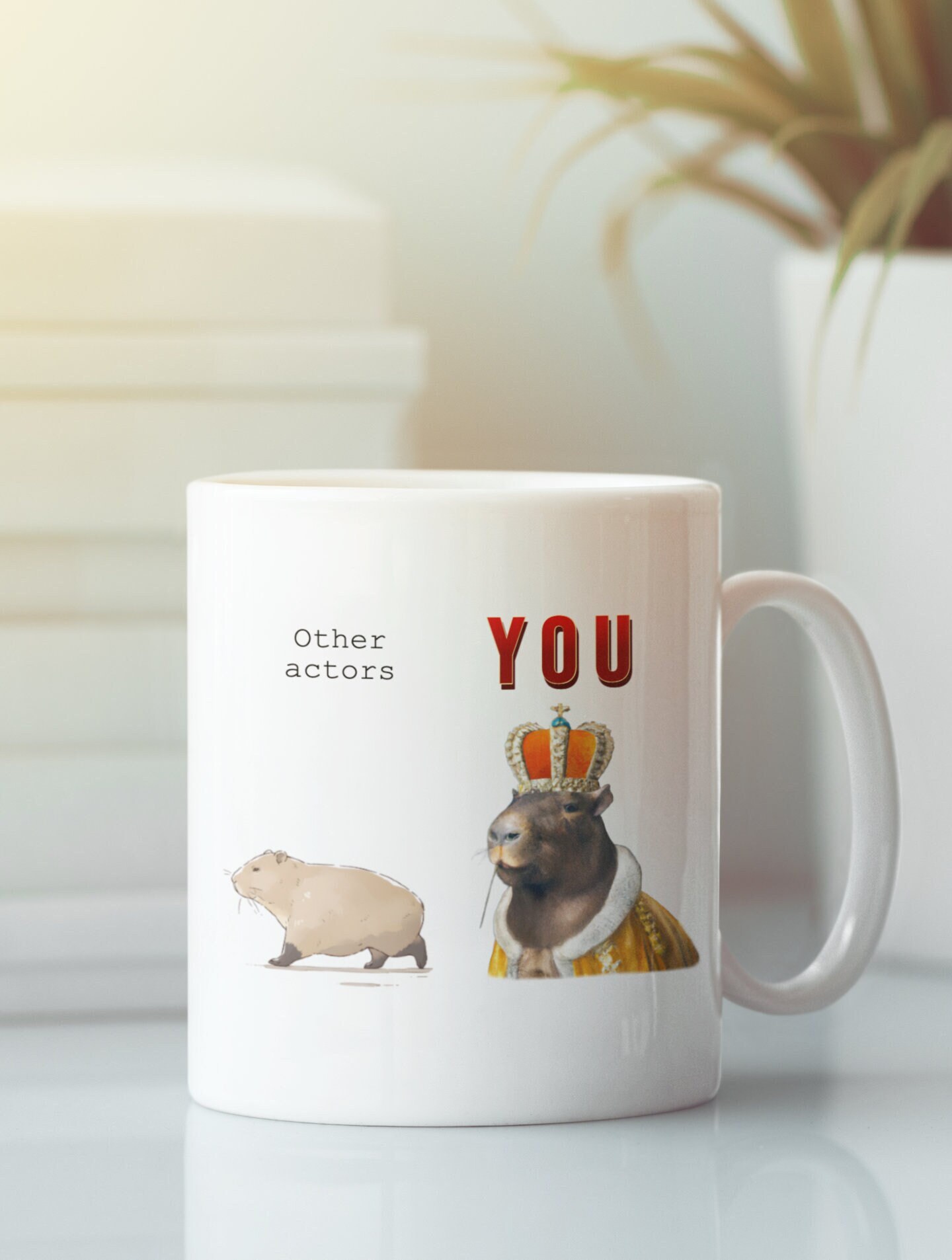 Funny Actor Mug, Actor Gift, Capybara Mug, Best Actor, Actor Coffee Mug ...