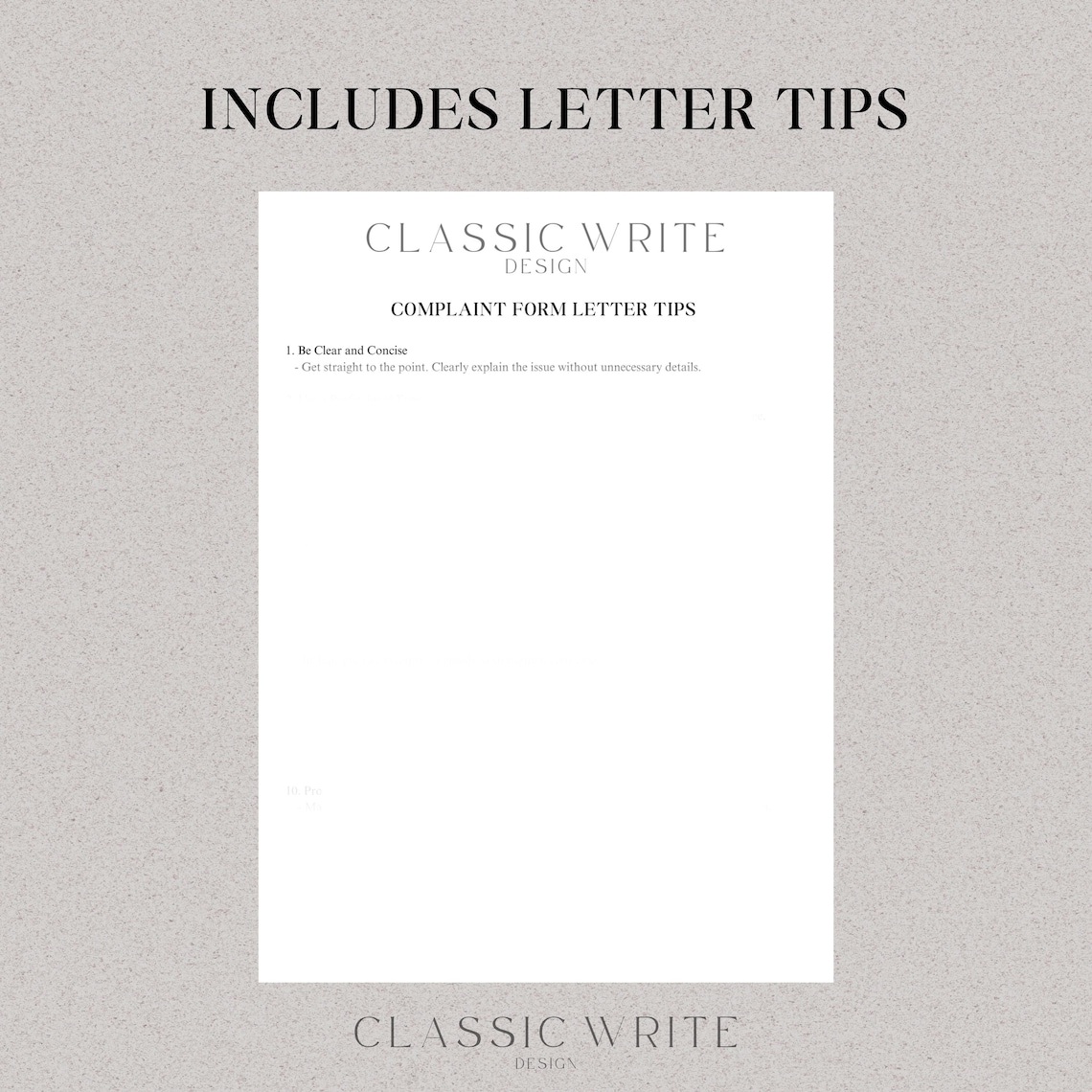 Complaint Form Letter Template Google Docs Word Canva Complaint Letter ...