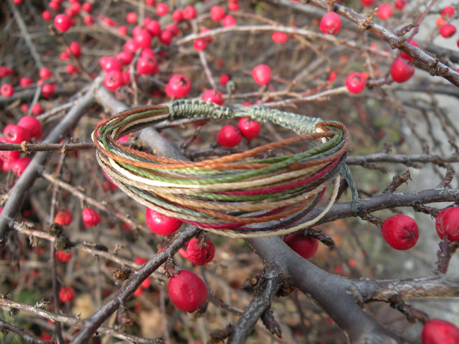 Colorful Macrame Thread Bracelet Friendship Multi Strand - Etsy