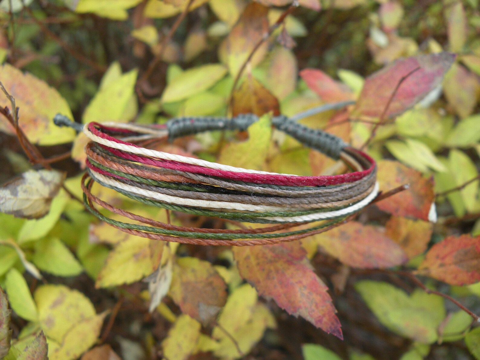 Colorful Macrame Thread Bracelet Friendship Multi Strand | Etsy