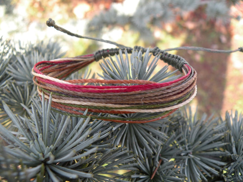 Colorful Macrame Thread Bracelet Friendship Multi Strand - Etsy