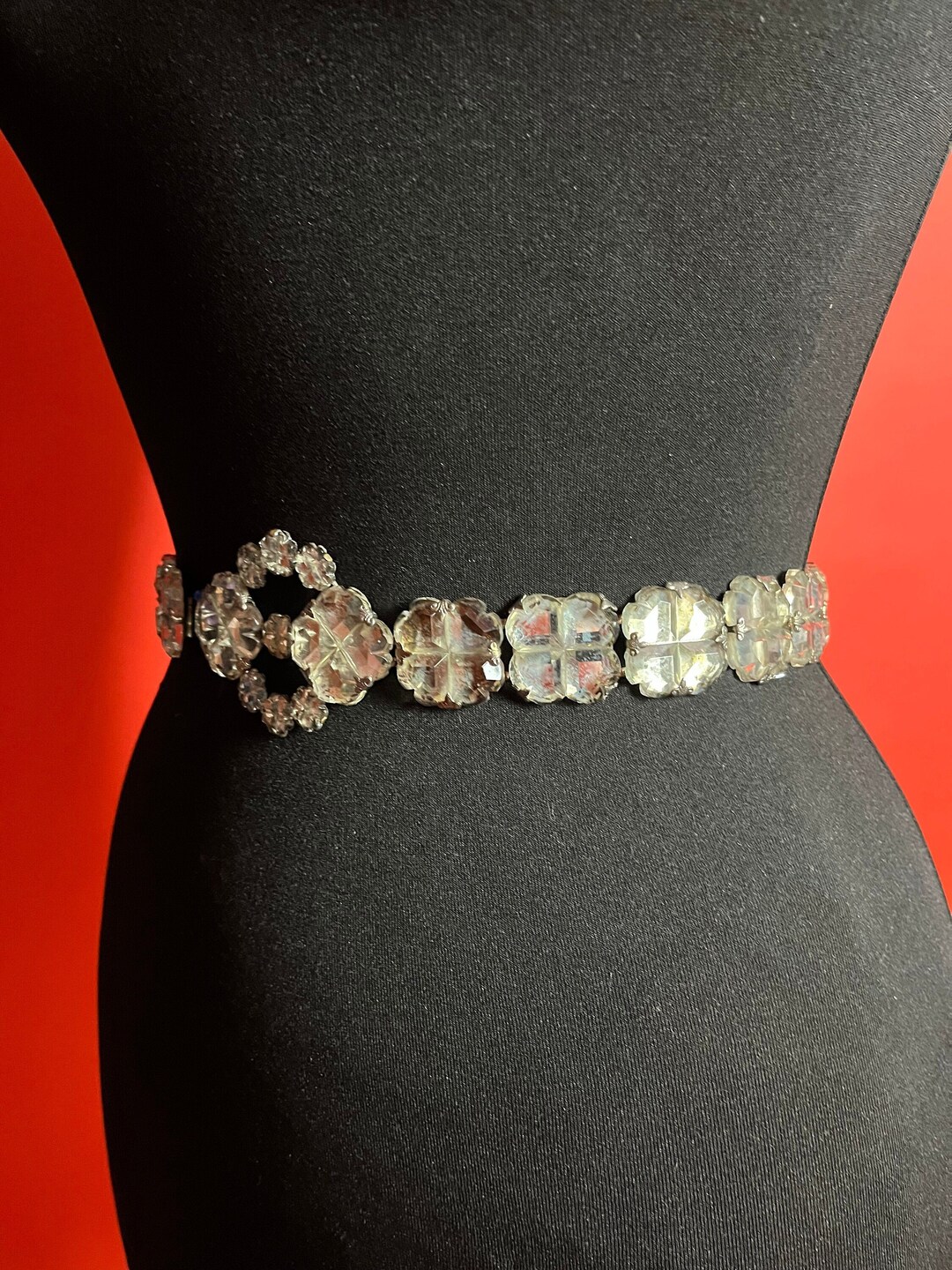 Incredible 1930s Singer & Kantor Art Deco Mirrored Bevelled Glass Belt ...
