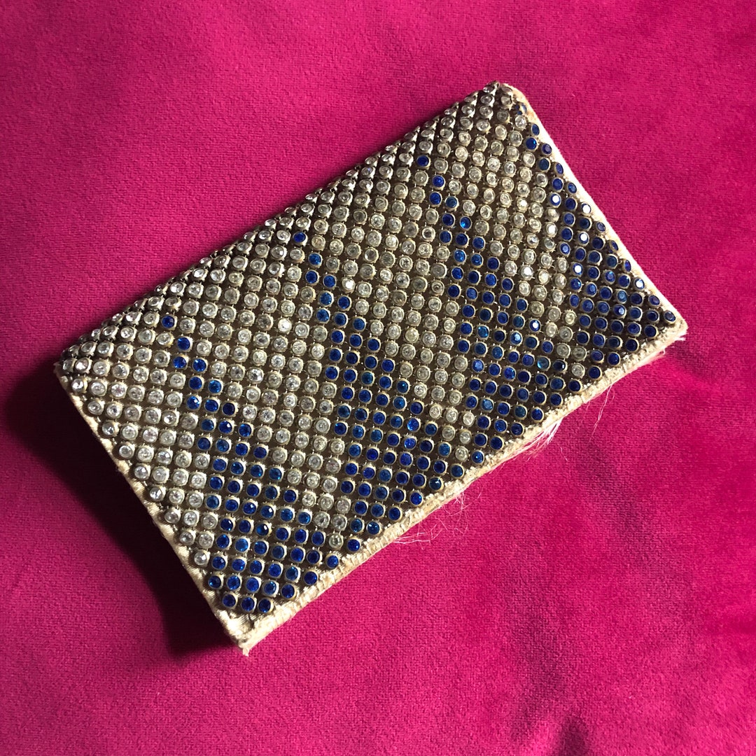 1920s 1930s Jazz Age Art Deco French Rhinestone Clutch Purse With ...