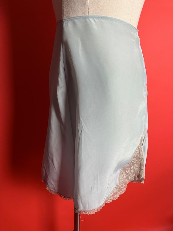 1930s 1940s Pale Blue Celanese Tap Pants, French Kni… - Gem