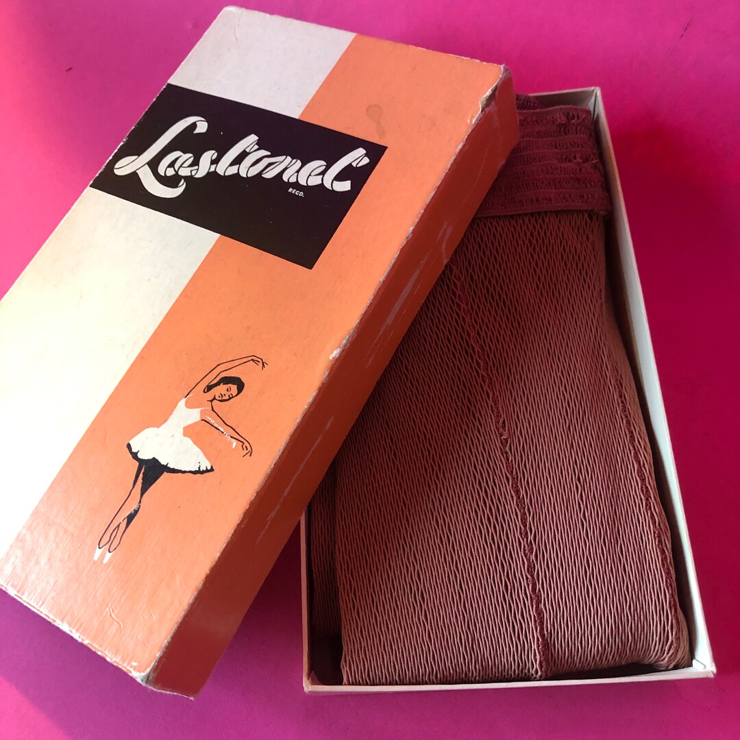 1950s Lastonet Putty Pink Fishnet Dance Ballet Seamed Tights - Etsy