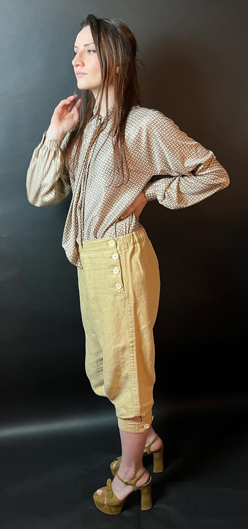 Rare Original 1970s Halston Designed Braniff Airlines Beige "h" Logo ...