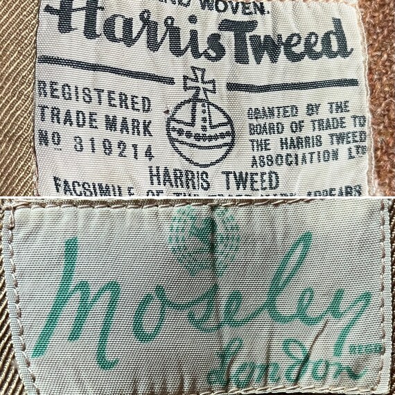 1940s Harris Tweed Hacking Jacket by Moseley, Longer … - Gem