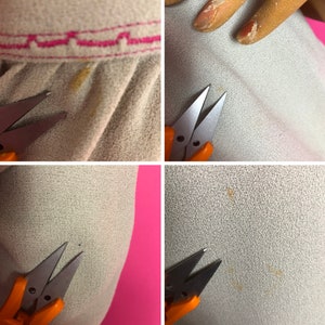 Incredible 1970s Alice Pollock Pale Dove Grey 1940s Style Moss Crepe ...