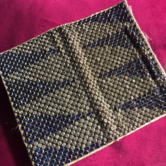 1920s 1930s Jazz Age Art Deco French Rhinestone Clutc… - Gem