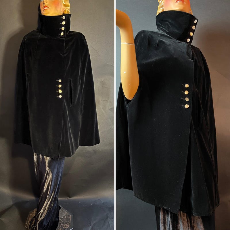 Cape With Collar - Etsy