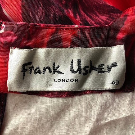 Incredible Late 1950s Early 1960s Frank Usher Red Flo… - Gem