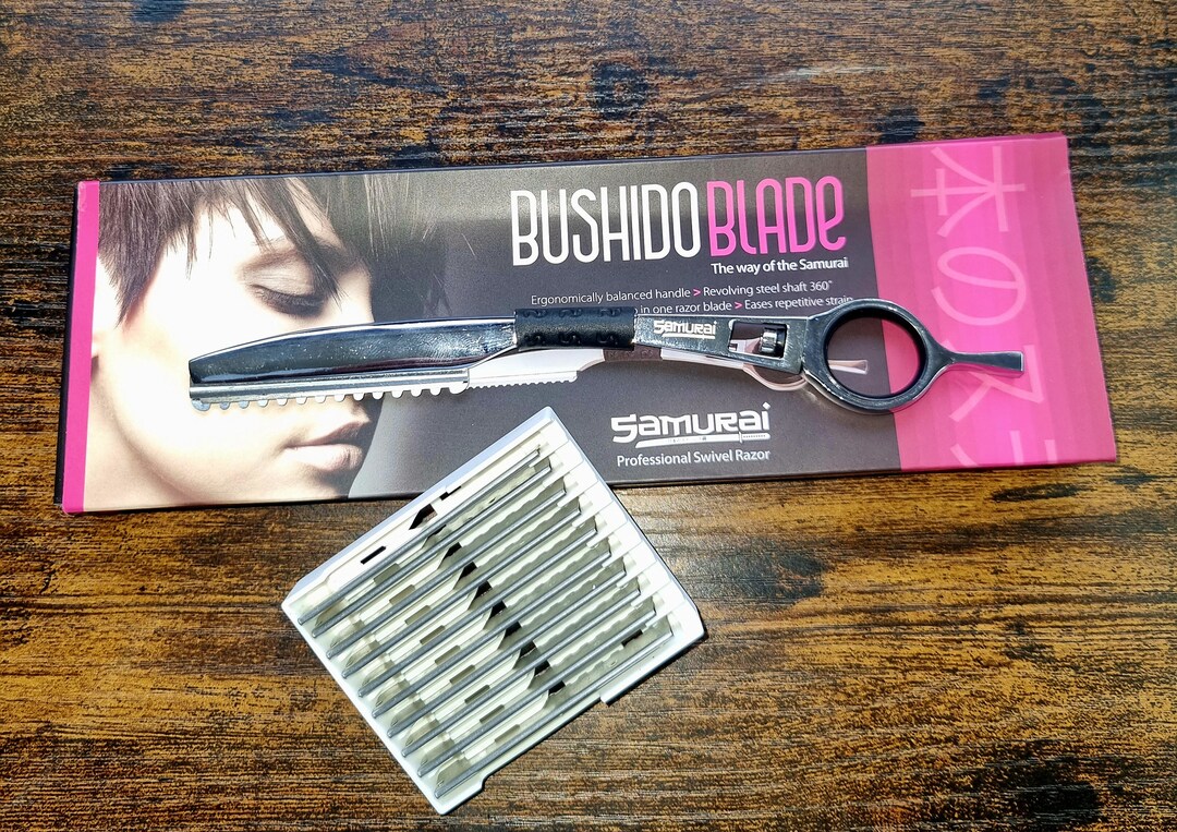 Bushido Feather Razor With 10 Blade Replacements - Etsy