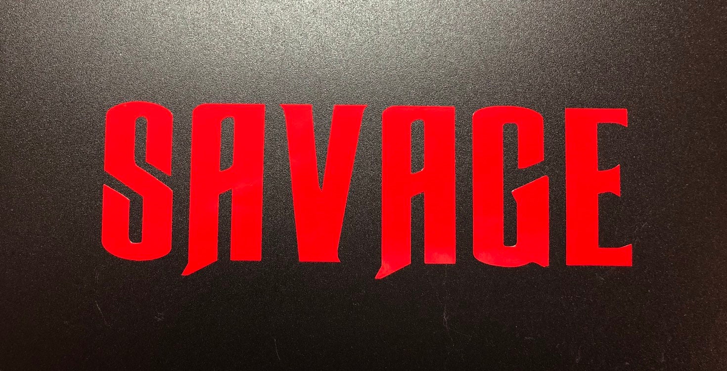 New Savage Sticker Humor Vinyl Decal Funny JDM Hip Hop Music Dope Sexy ...