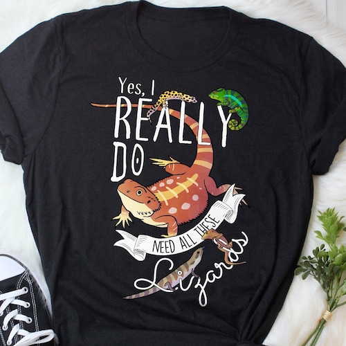 Lizard Tshirt Reptile Shirt Lizard Gift Lizard Lover Gecko - Etsy