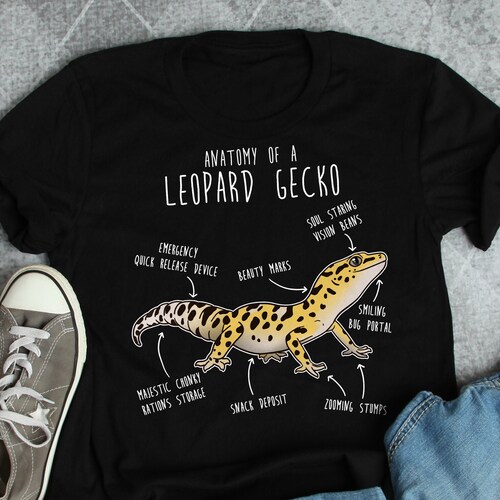 Leopard Gecko Shirt Nerdy Glasses Lizard Tee Tshirt Hipster - Etsy