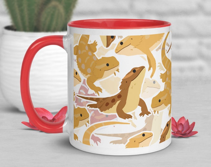 Reptile Coffee Mug Cute Lizard Gift Snake Lover Funny - Etsy