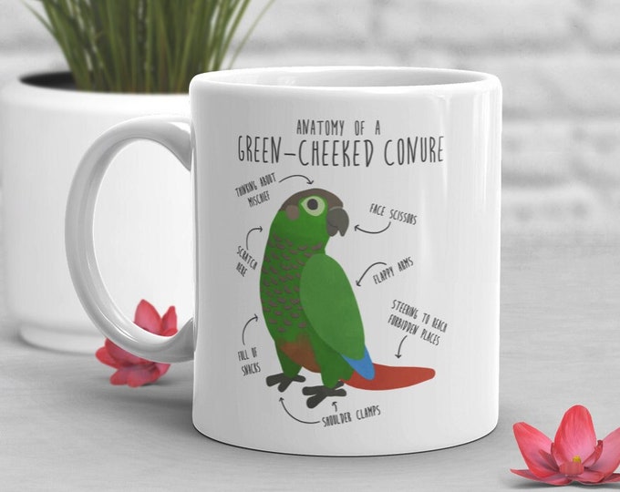 Budgie Coffee Mug Cute Bird Gift Pet Parrot Lover Funny - Etsy