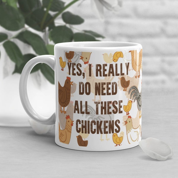 Chicken Coffee Mug - Etsy