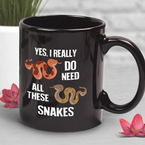 Snake Coffee Mug Funny Snake Gift Snake Lover Ball Python - Etsy