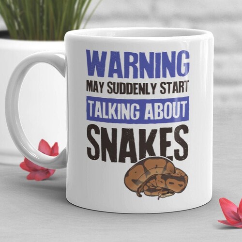 Snake Coffee Mug Funny Snake Gift Snake Lover Ball Python - Etsy