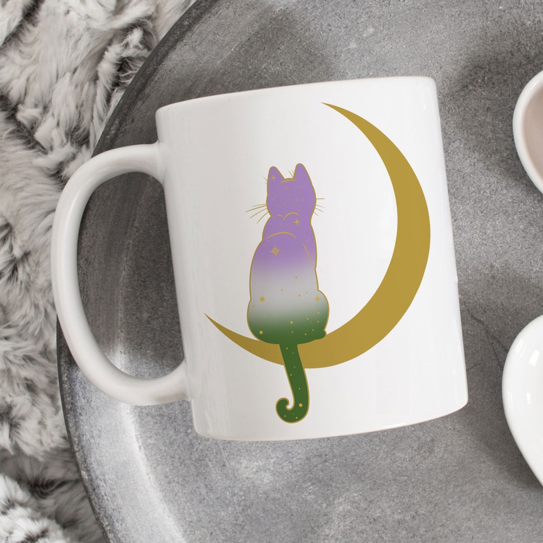 Genderqueer Pride Coffee Mug, Gender Queer Flag Gift, LGBT, Gay Pride ...