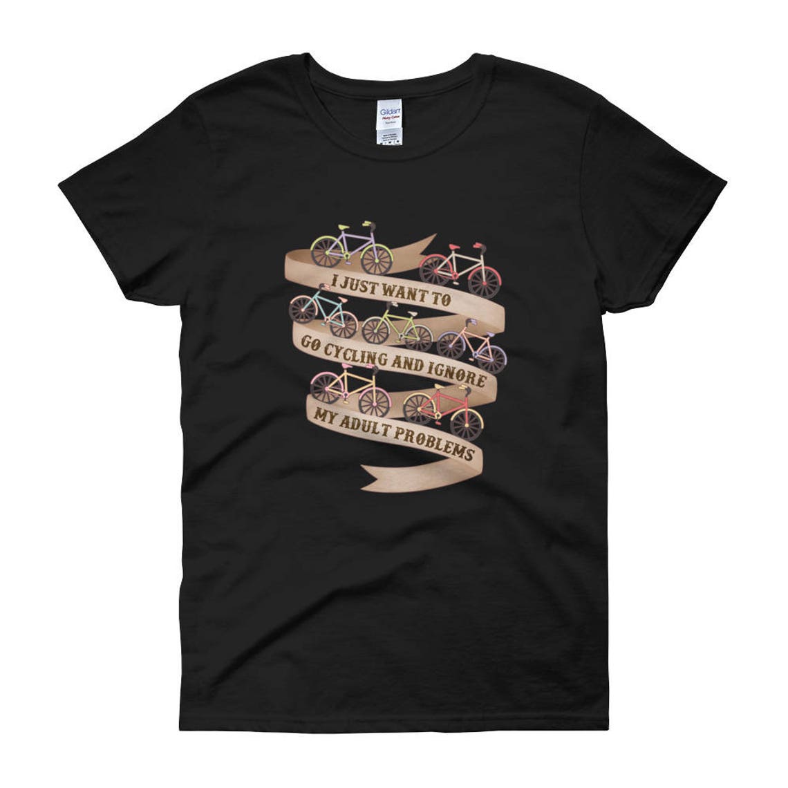 Funny Cycling Shirt, Women Men, Bicycle Gift, Bike T-shirt, Cycling ...