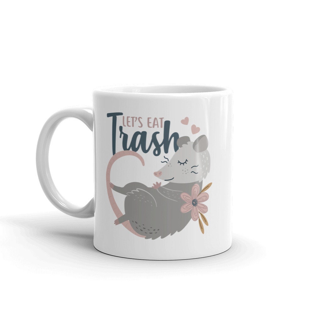 Opossum Coffee Mug Cute Possum Gift Animal Lover Funny Meme | Etsy