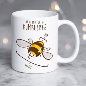Bumblebee Coffee Mug, Cute Bee Gift, Wild Animal Lover, Funny Nature ...