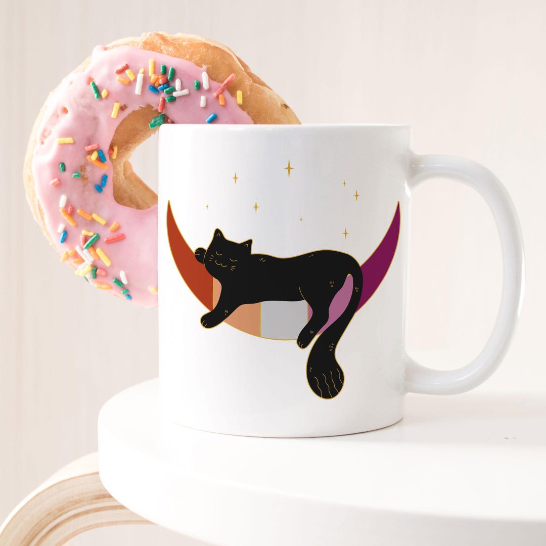Lesbian Pride Coffee Mug, Lesbian Flag Gift, LGBT Mug, Gay Pride Month ...