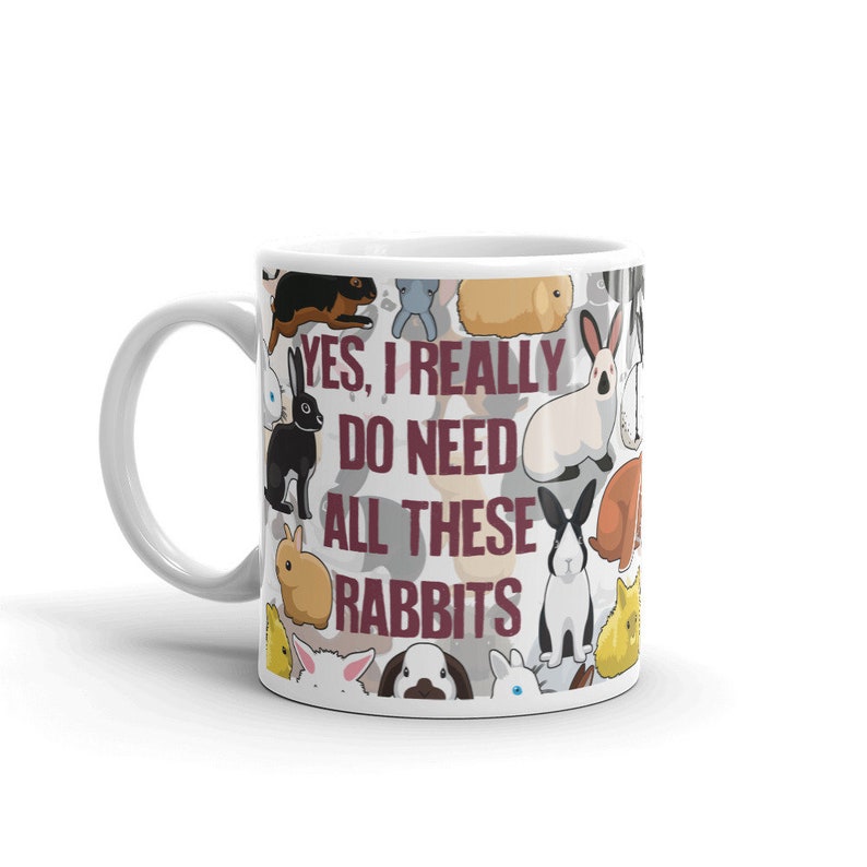 Funny Rabbit Coffee Mug Cute Bunny Gift Pet Rabbit Lover - Etsy