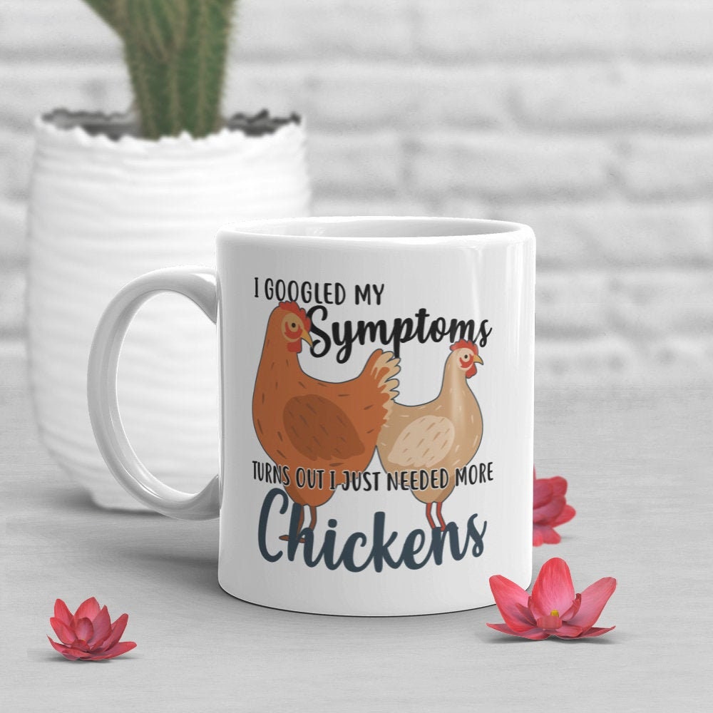 Chicken Coffee Mug, Cute Chicken Gift, Chicken Lover, Funny Chicken Cup ...