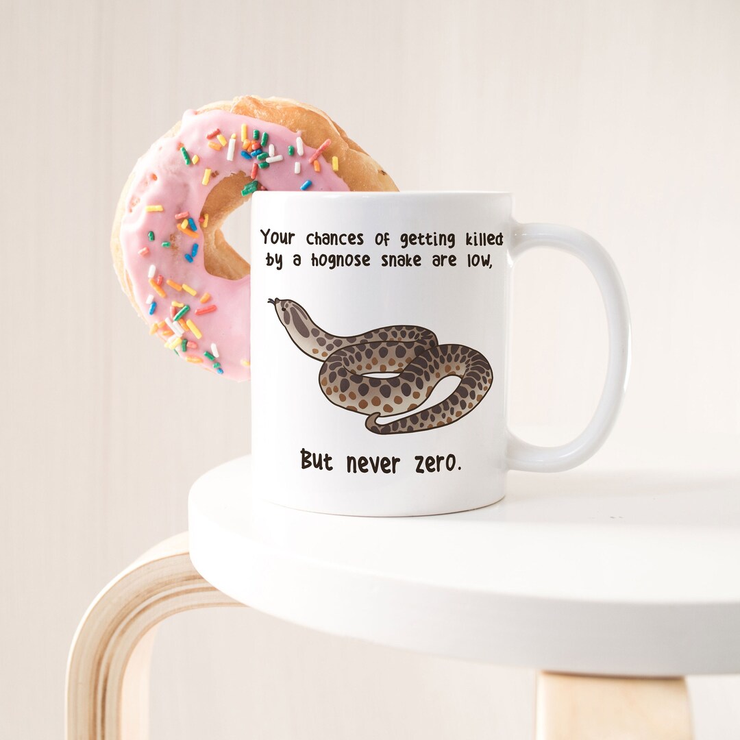 Hognose Snake Coffee Mug, Cute Snake Lover Gift, Funny Reptile Mug, Gift for Him, Her, Cup ...