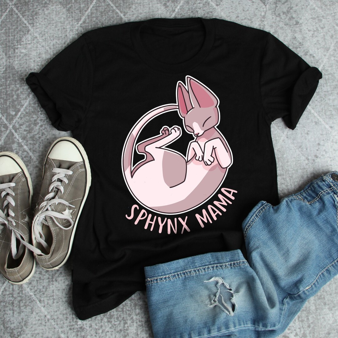 Sphynx Cat Shirt, Women, Cat Lover Gift, Cute Sphynx T-shirt, Sphynx Lover Tshirt, Pet Sphinx ...