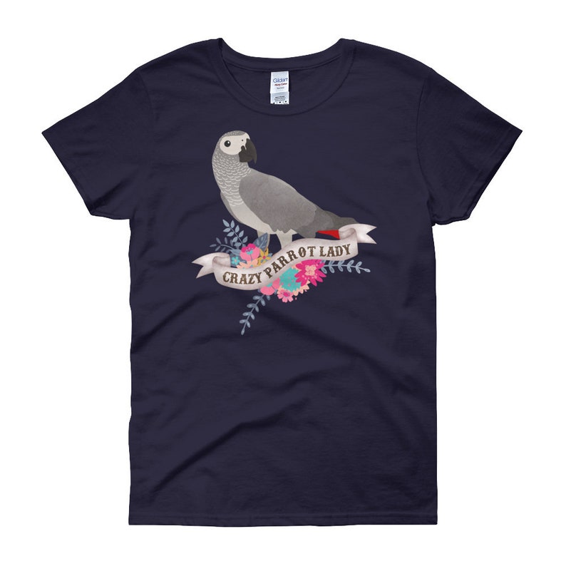 African Grey Parrot Shirt Women Funny Parrot Lover Gift - Etsy
