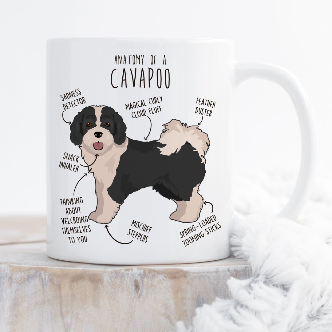 Parti Cavapoo Coffee Mug, Cute Cavapoo Gift, Cavoodle Dog Lover ...