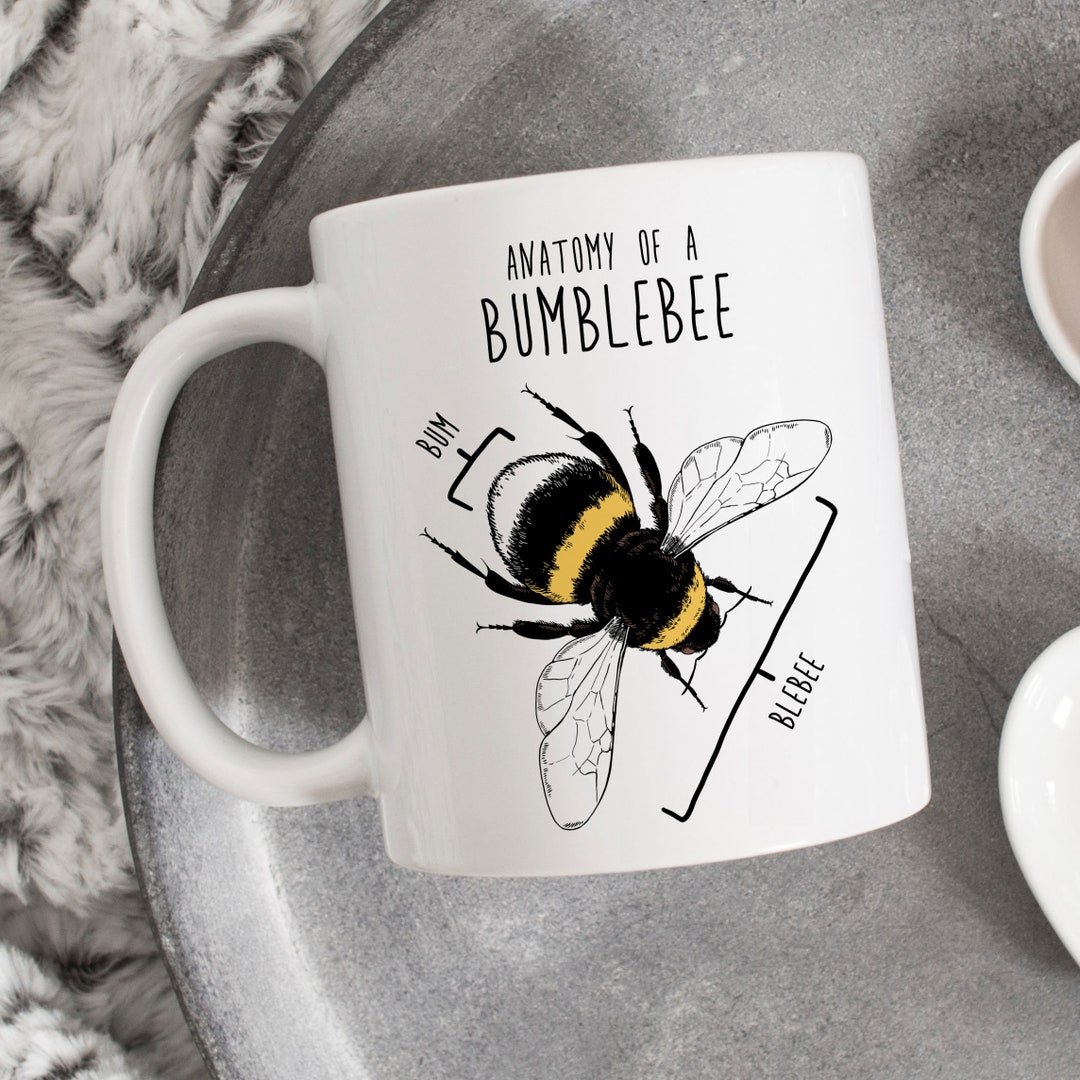 Bumblebee Coffee Mug, Cute Bee Gift, Wild Animal Lover, Funny Nature ...