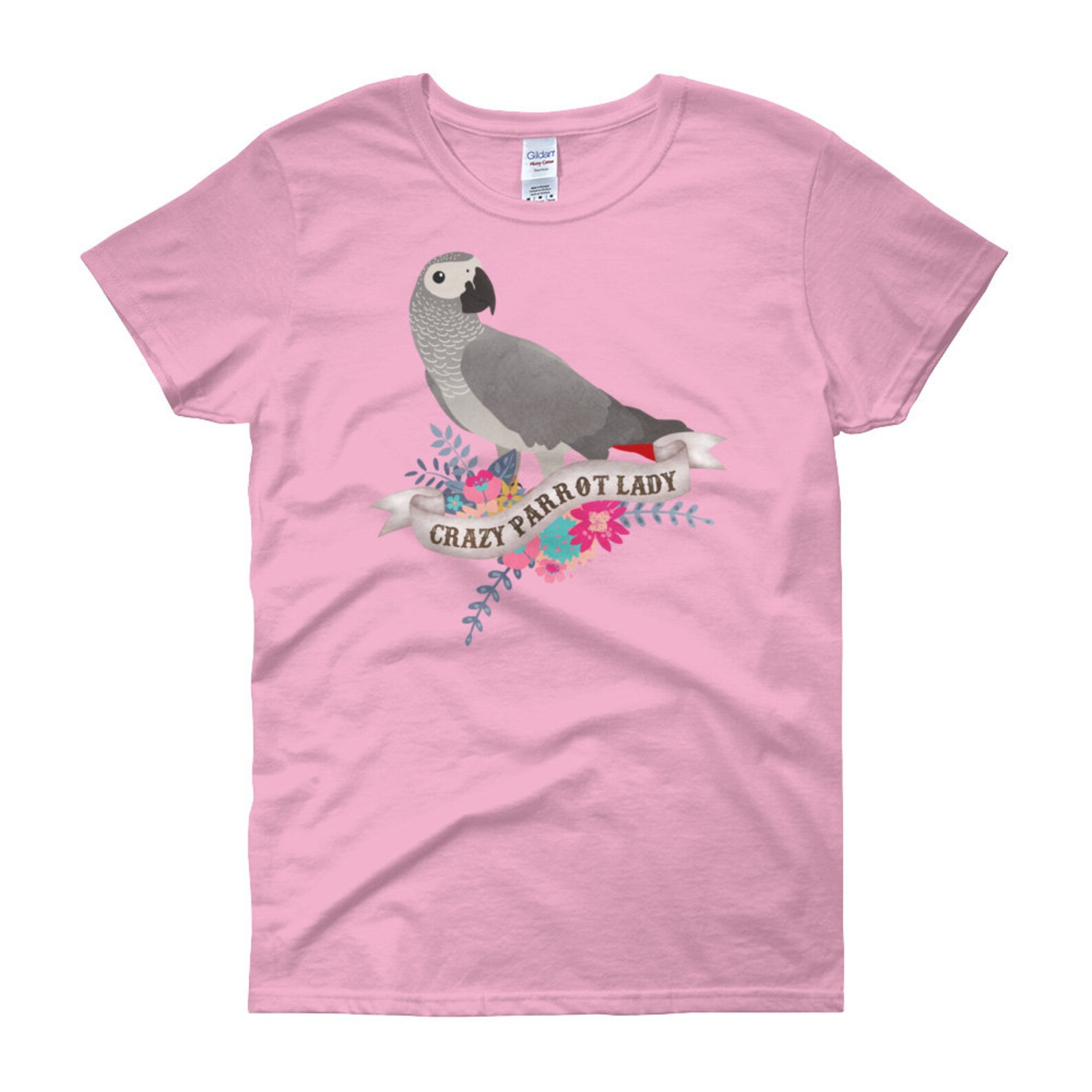 African Grey Parrot Shirt Women Funny Parrot Lover Gift - Etsy