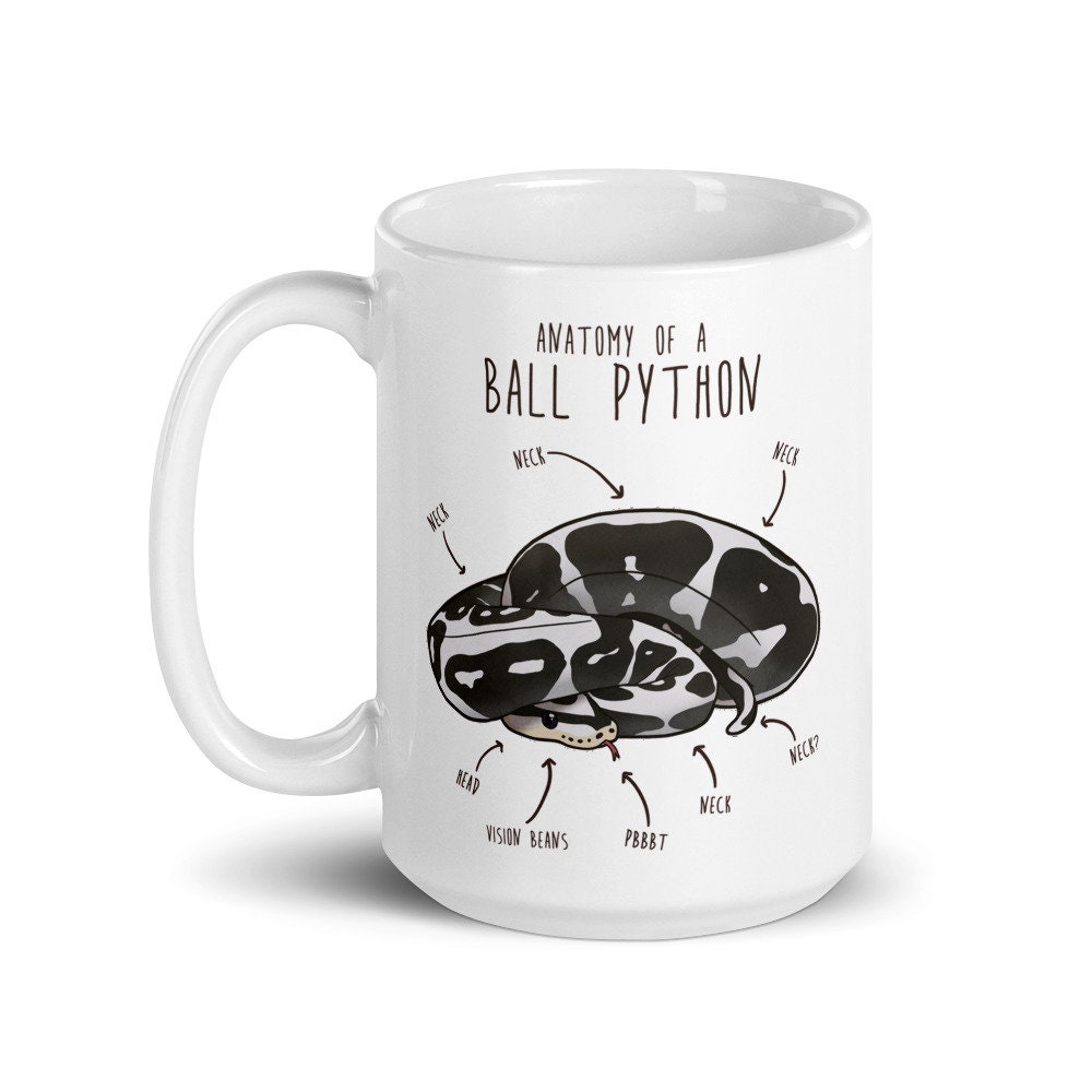Axanthic Ball Python Coffee Mug Cute Snake Lover Gift Funny | Etsy