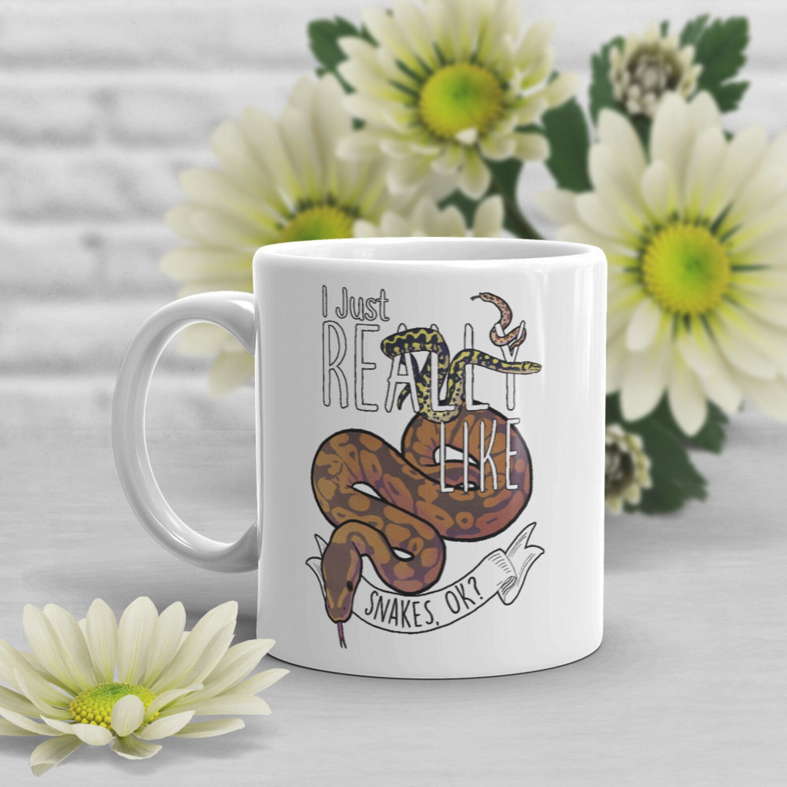 Funny Snake Coffee Mug Cute Ball Python Lover Gift Funny - Etsy