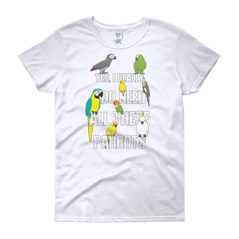 Funny Parrot Shirt Women Men Parrot Lover Gift Cute Bird - Etsy