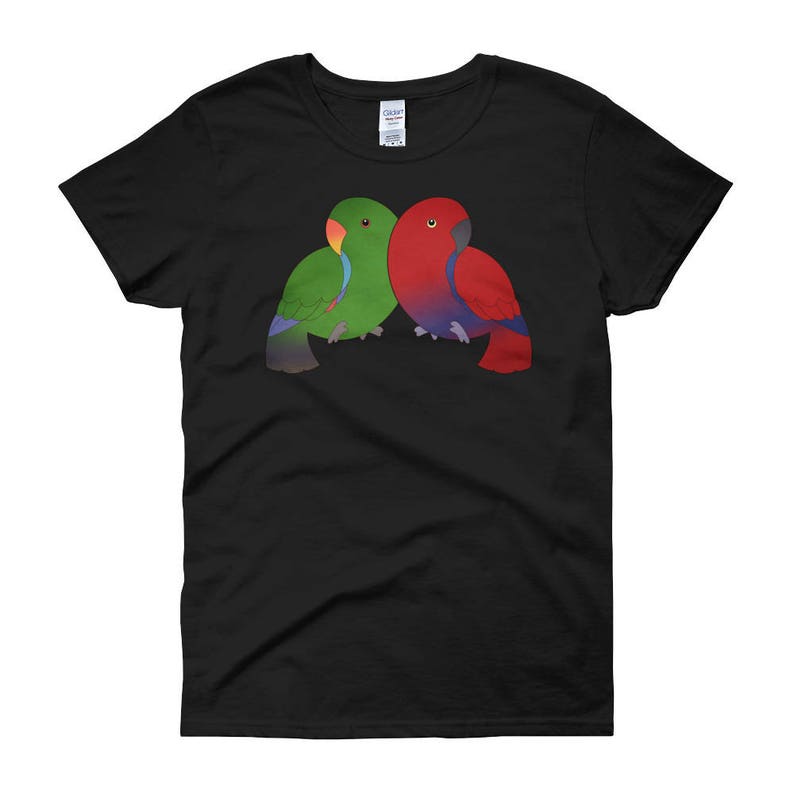 Eclectus Parrot Shirt, Women Men, Parrot Lover Gift, Cute Bird T-shirt ...